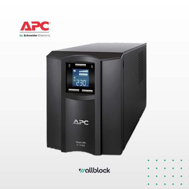 APC Smart-UPS C 1000VA LCD RM 2U 230V - Wallblock Technology