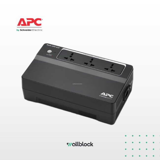 APC Back-UPS 625VA, 230V, AVR, Floor, Universal Sockets - Wallblock ...